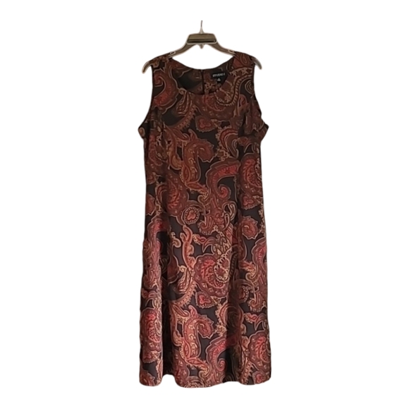 Studio One | Dresses | Studio I Dress 8 Paisley Sheath Aline Seaming ...